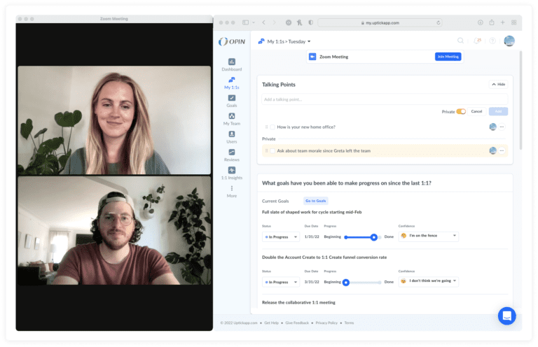 Uptick – Meetings, Goals, & Performance Management - Uptick by Trainual